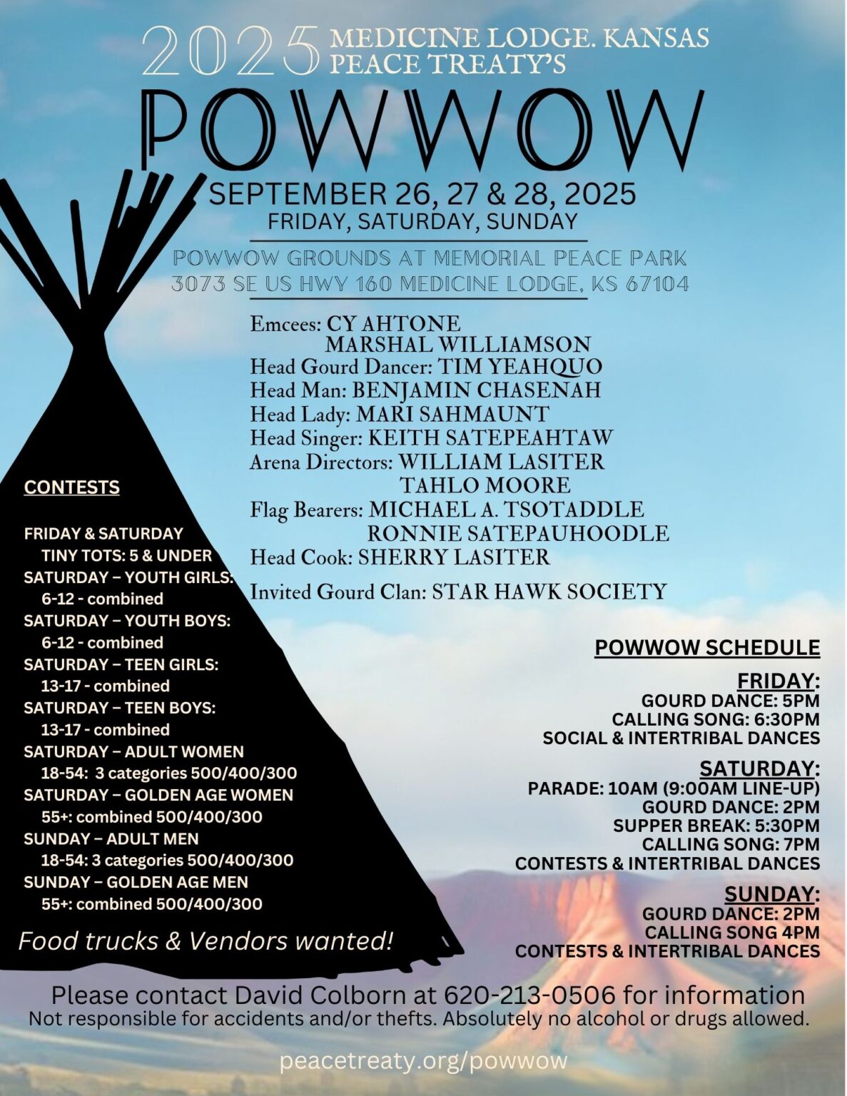 2025 Powwow flyer | Peace Treaty